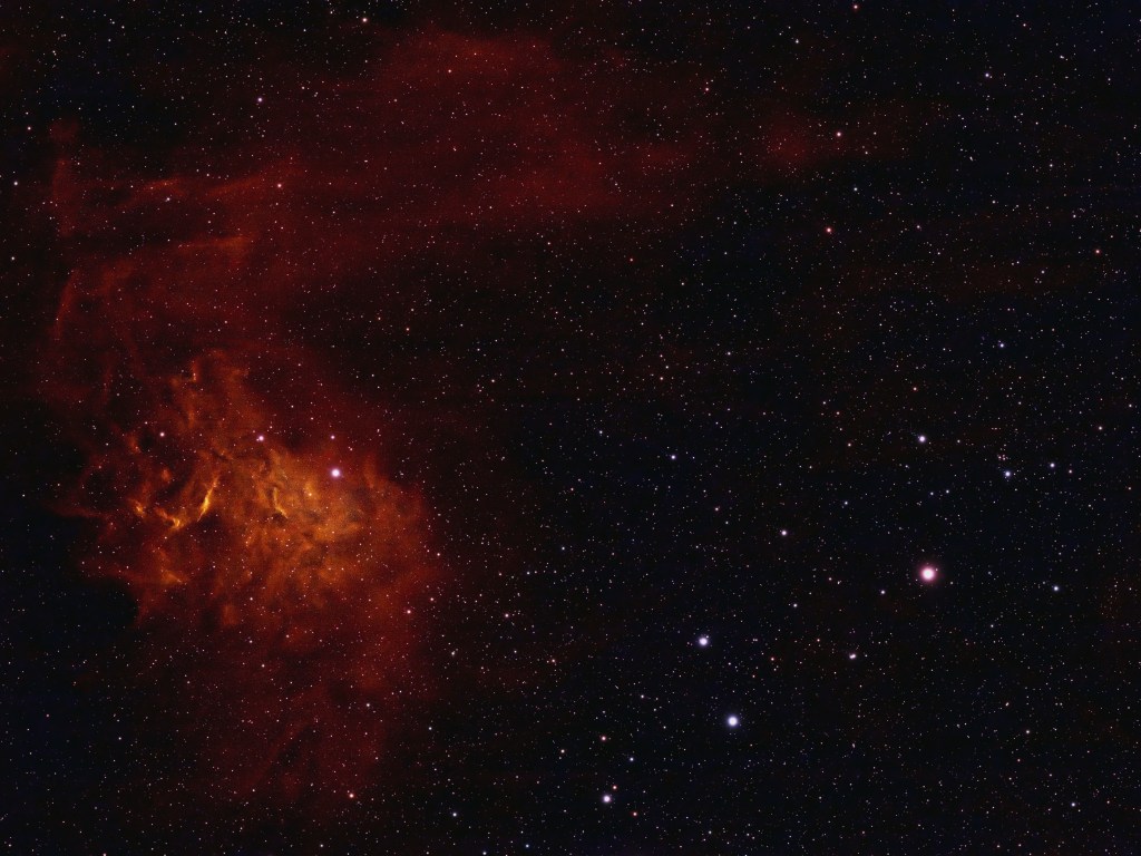 Dancing with Fire: Unveiling the Secrets of the Flaming Star Nebula ...