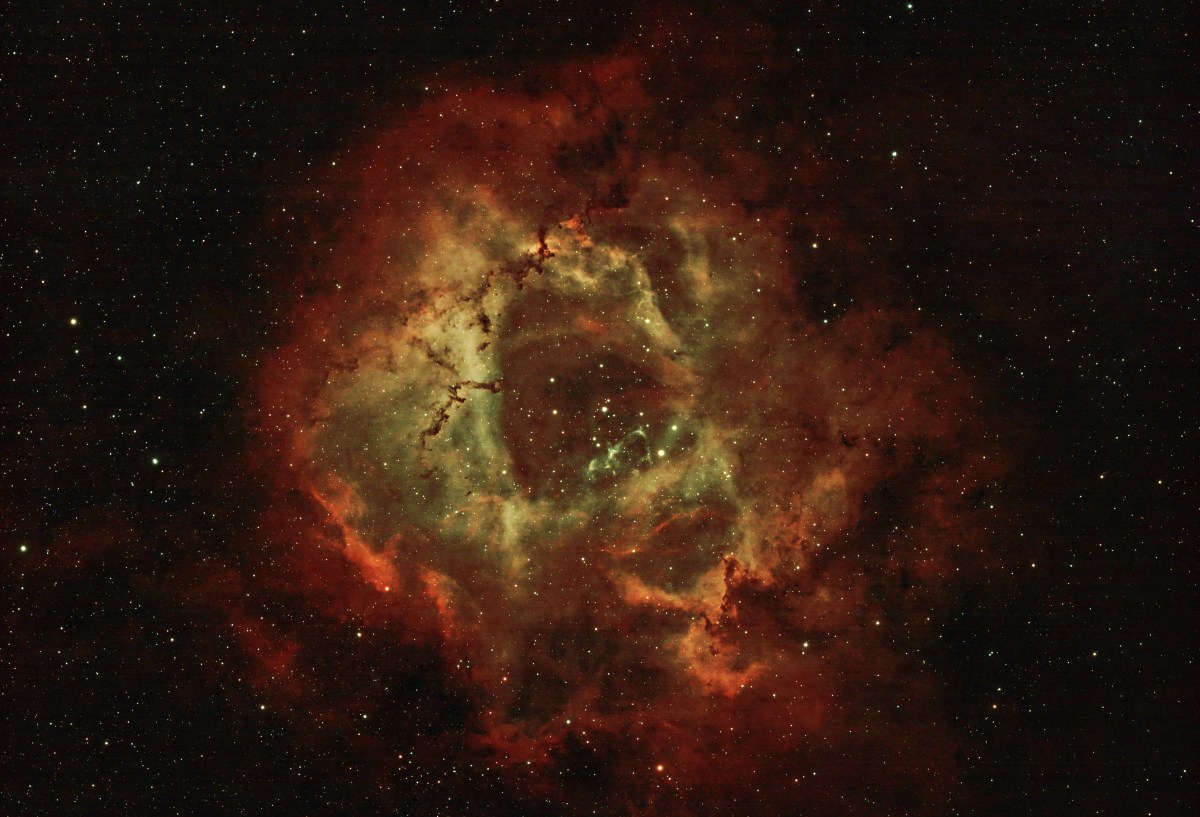 Rosette Nebula – 3 Months Of Progress – Nicks Astrophotography