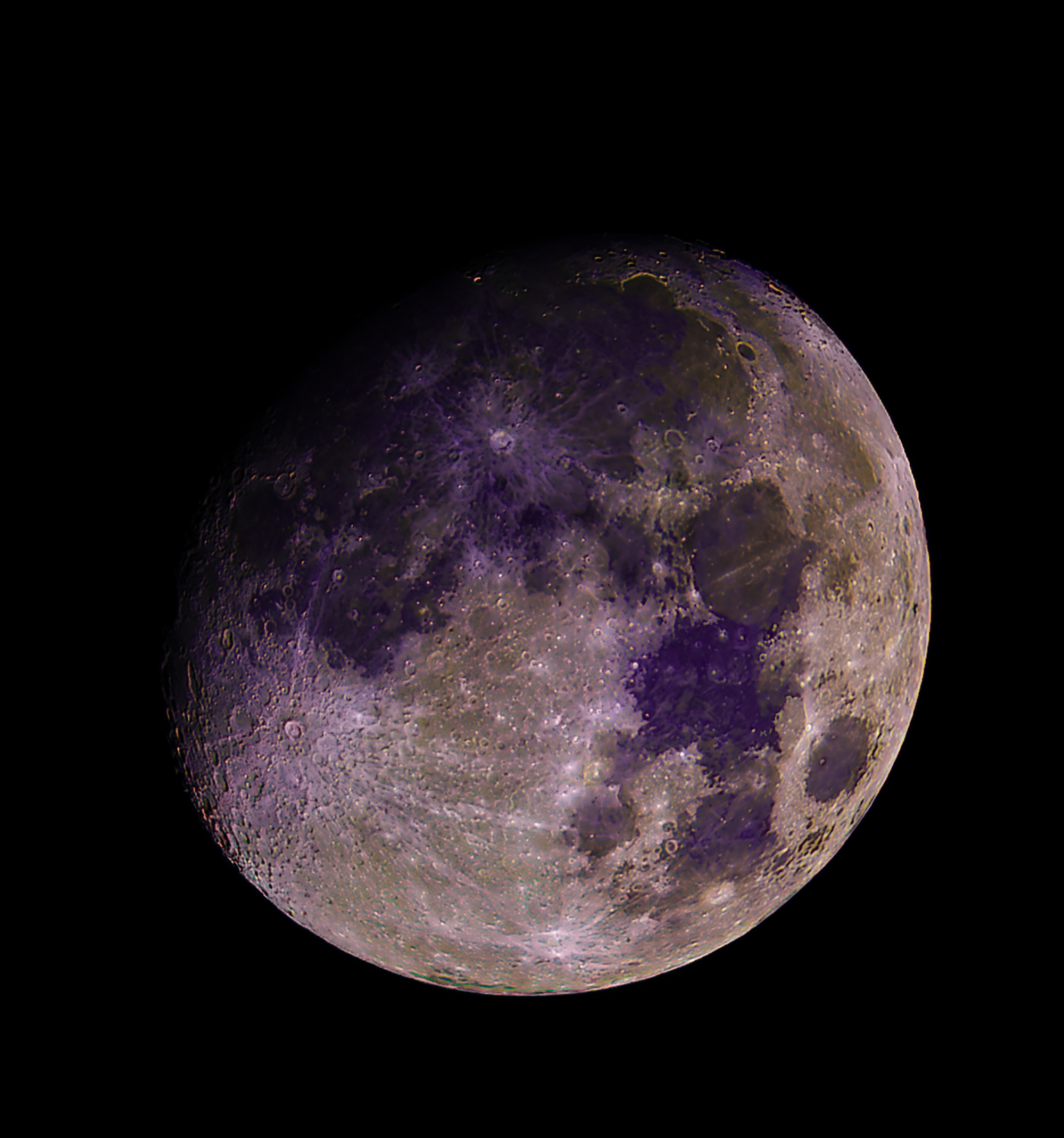 Mineral Moon – Pixinsight and Photoshop – Nicks Astrophotography