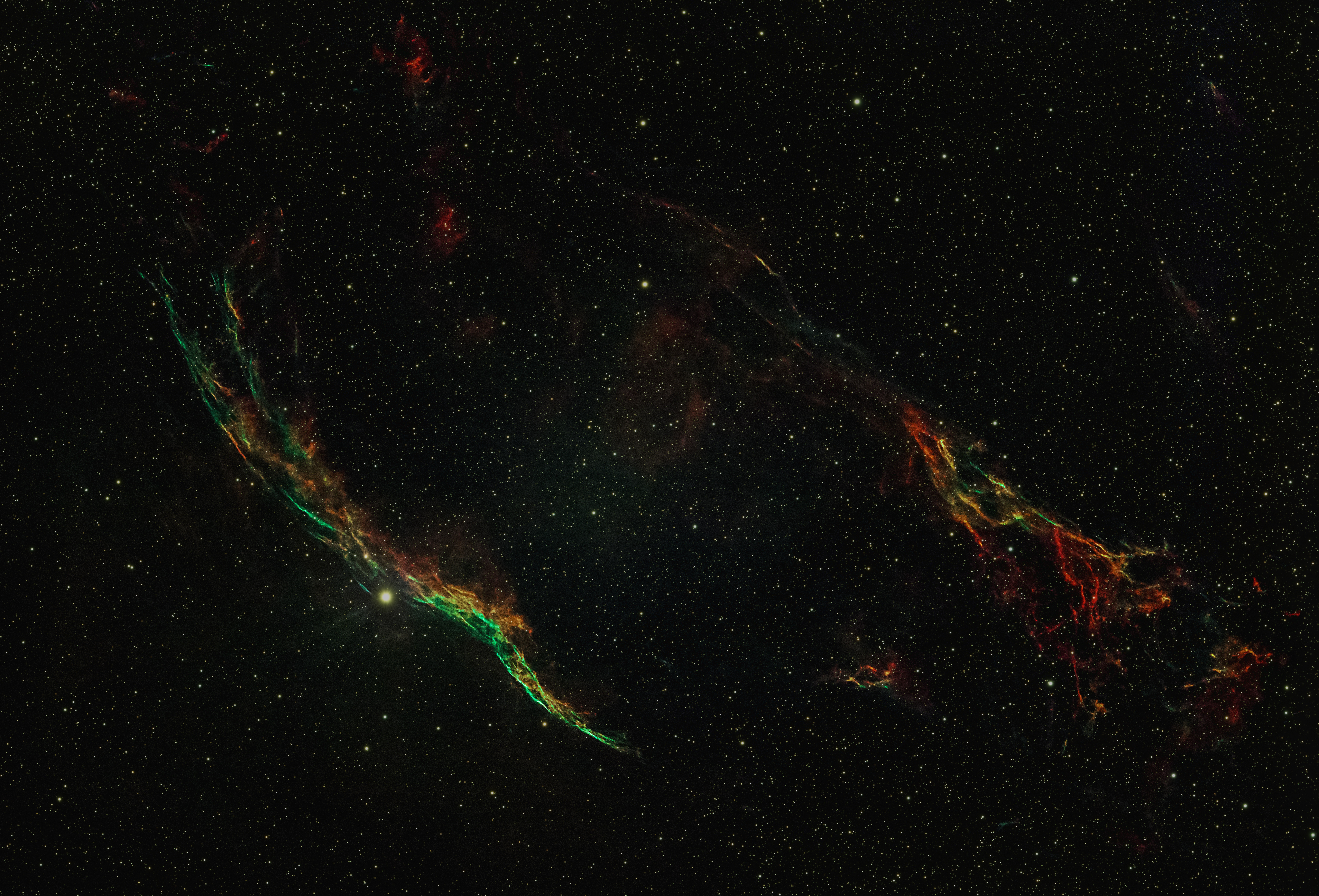 The Colorful Beauty of the Filamentary Nebula – Nicks Astrophotography